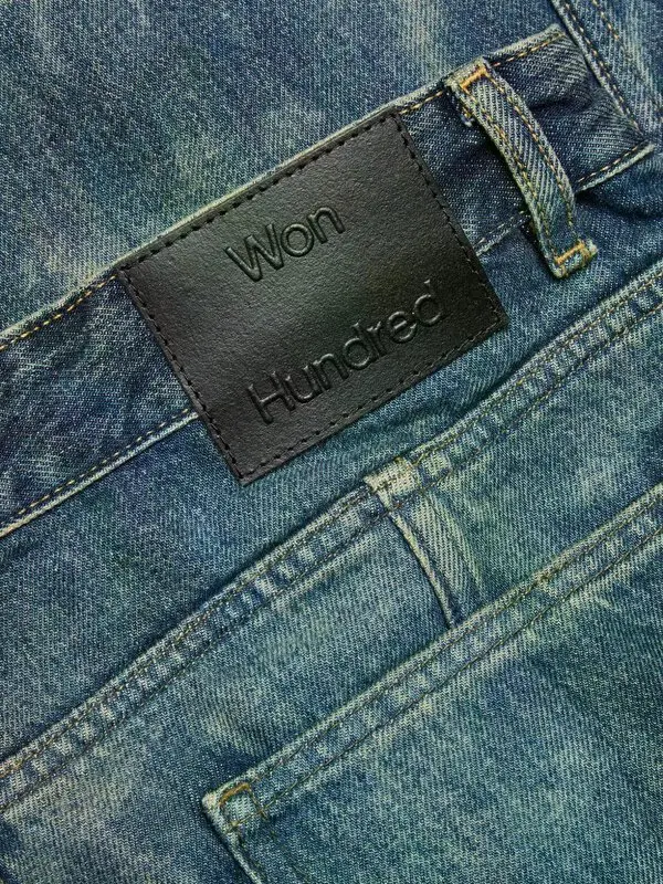 WON HUNDRED Faded Panelled Jeans