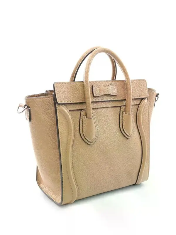 Celine 2000s Luggage Nano Shoulder Bag - Neutrals
