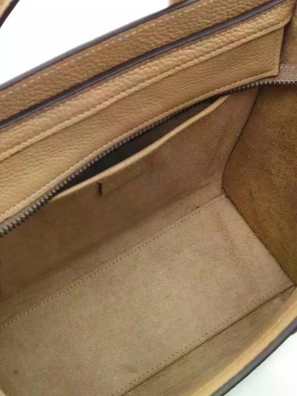 Celine 2000s Luggage Nano Shoulder Bag - Neutrals