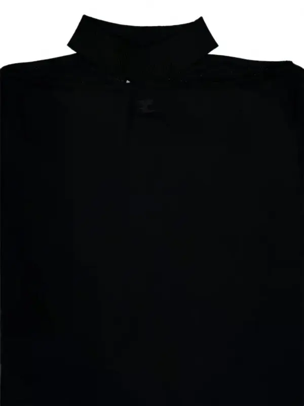 COURREGES Cut-out Merino Wool T-shirt
