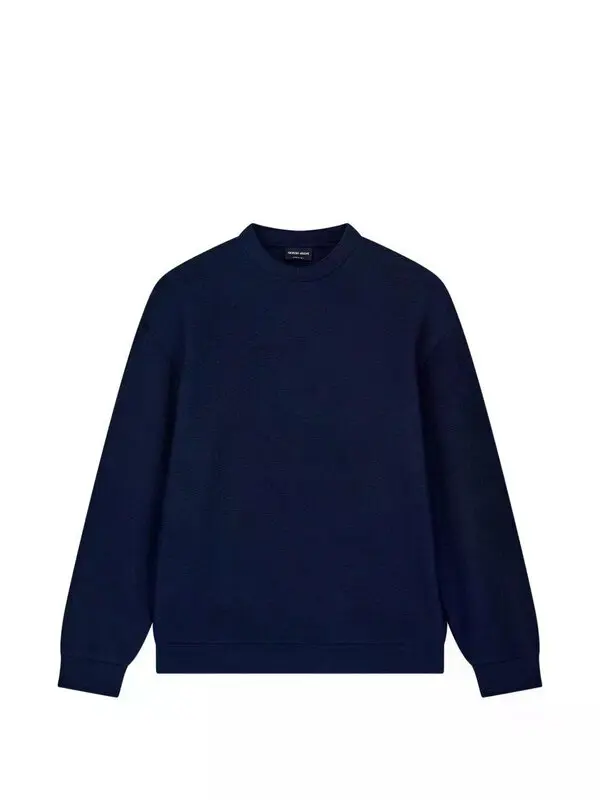 Giorgio Armani Long-sleeve Sweatshirt - Blue