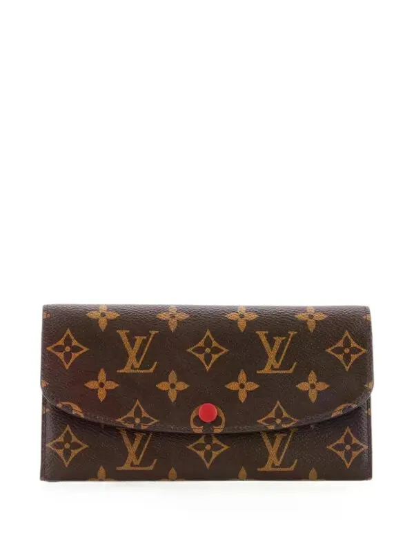 LOUIS VUITTON Emilie Wallet Monogram Canvas Small Wallets