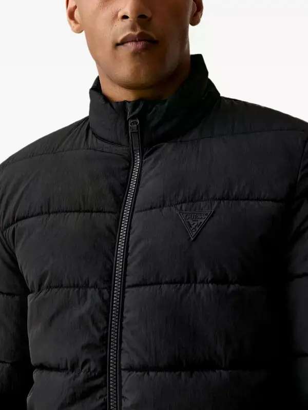 Guess Quilted Logo-patch Jacket