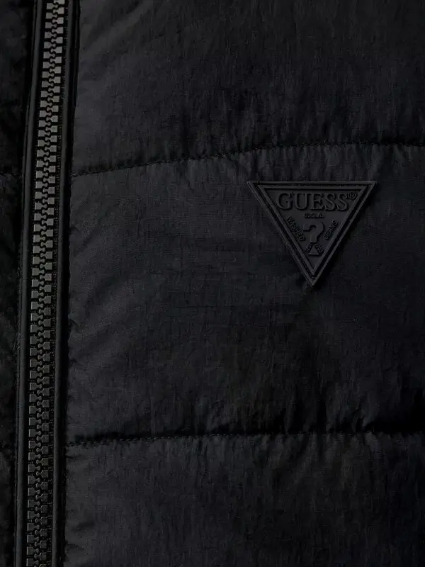Guess Quilted Logo-patch Jacket
