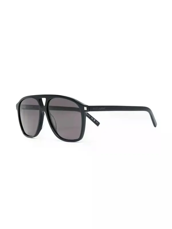 Saint Laurent Pilot Frame Sunglasses - Black