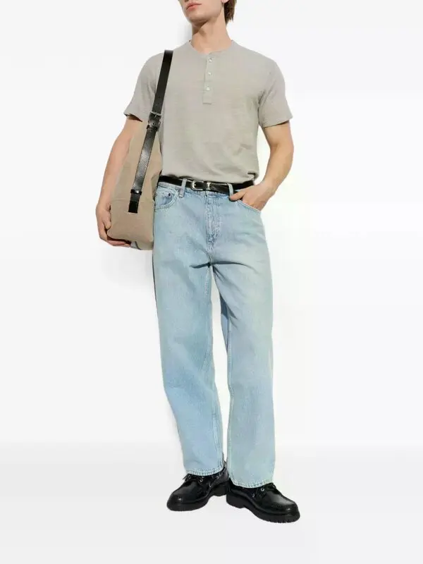 Rag & Bone Raw-edge Henley T-shirt