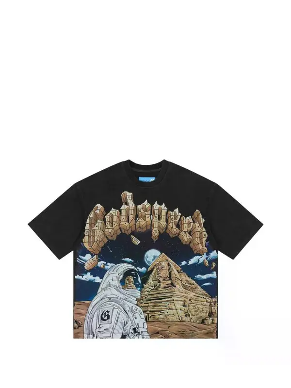 GODSPEED Sphinx Guardian Graphic-print T-shirt - Black