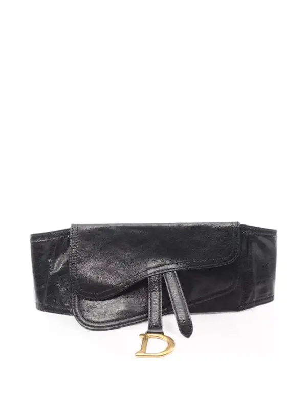 Dior 2010s Saddle Belt - Black
