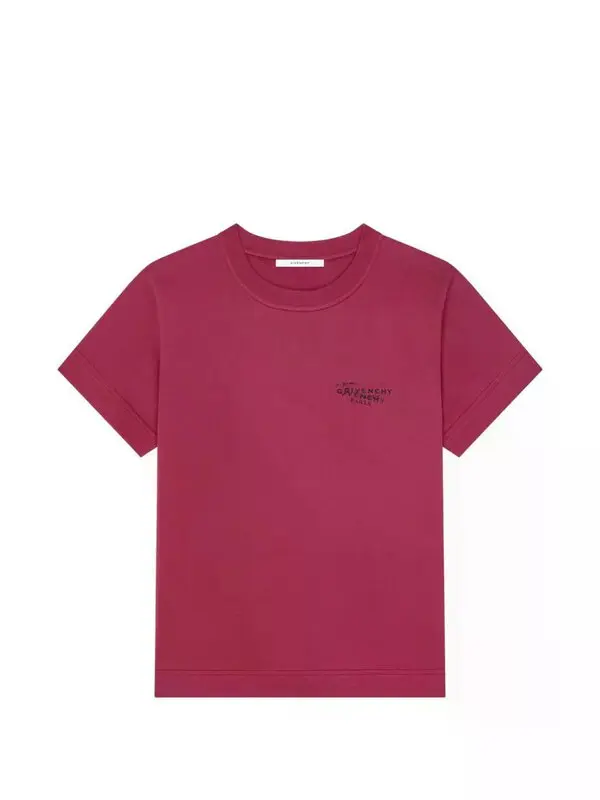Givenchy Logo-print Cotton T-shirt - Red