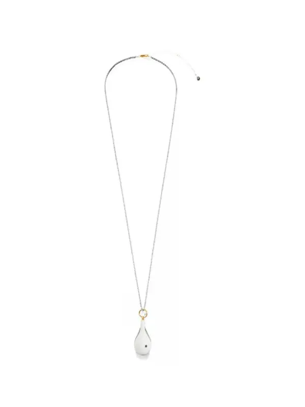 TOTEME Crystal-pendant Necklace - Silver