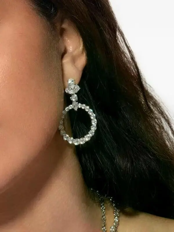 FANTASIA BY DESERIO Small Circle Drop Earrings