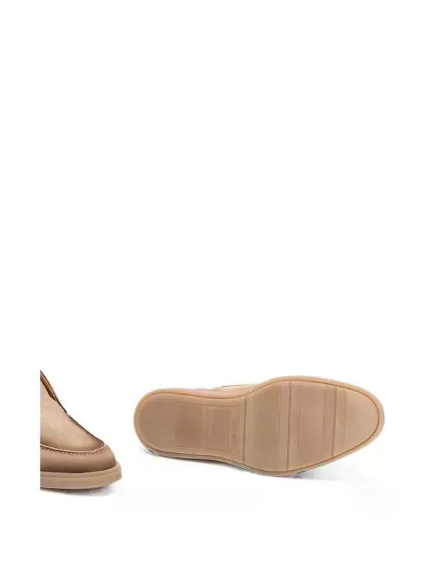 Santoni Digits Round-toe Suede Desert Boots