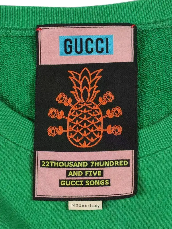 Gucci 2010s Pineapple Logo-print Sweatshirt