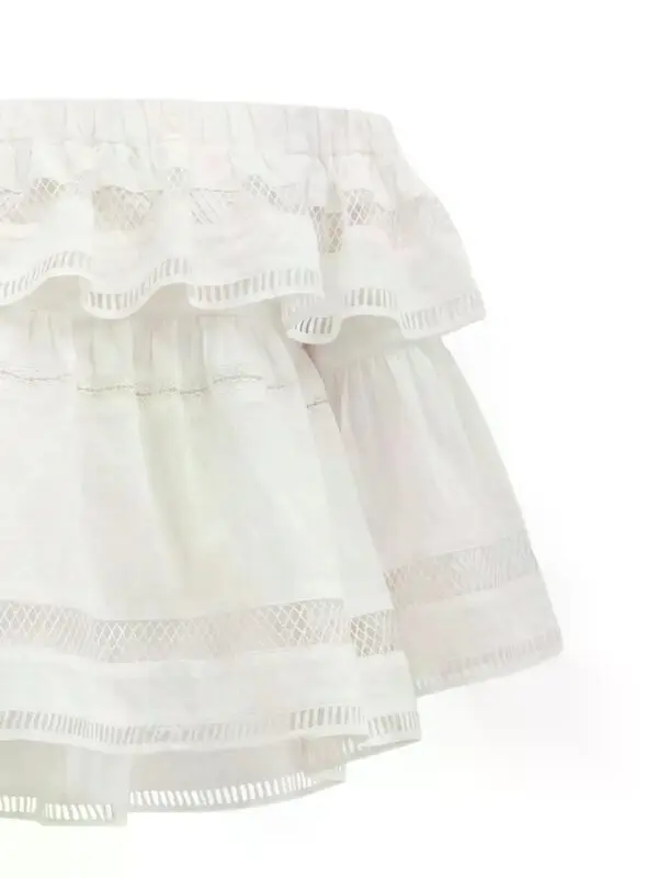 CHRISTY LYNN Angela Off-shoulder Ruffle Blouse