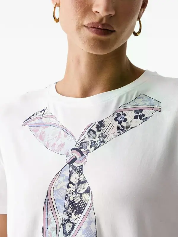 SILVIAN HEACH Santis Scarf-print T-shirt