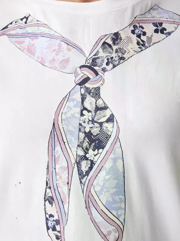 SILVIAN HEACH Santis Scarf-print T-shirt
