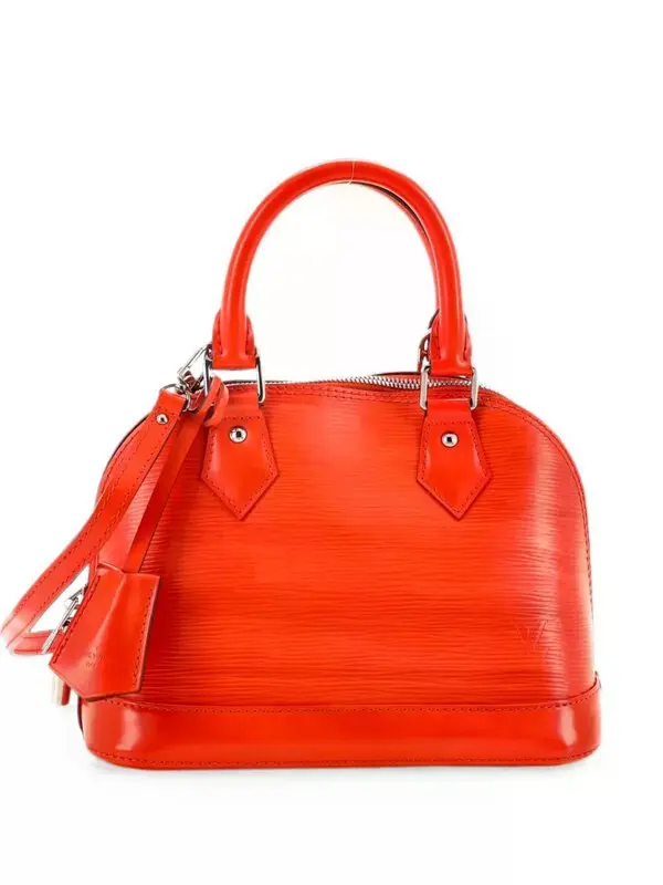 LOUIS VUITTON Alma Handbag Epi Leather Bb Satchel - Orange