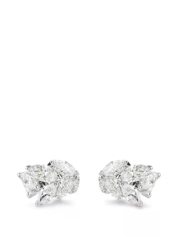 SWAROVSKI Crystal-embellished Ear Cuffs - Silver