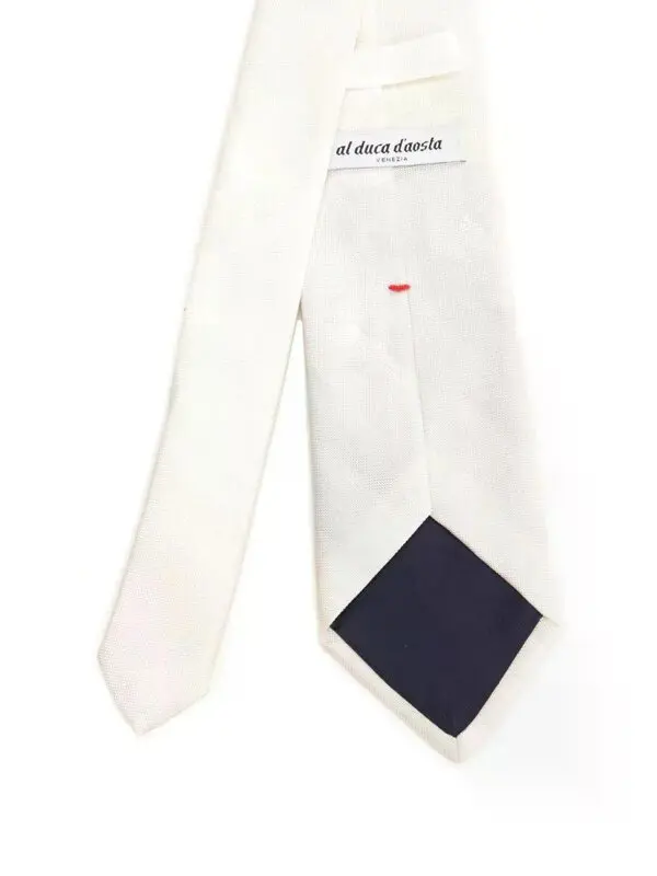 Al Duca D'aosta Damon Silk Tie - Neutrals