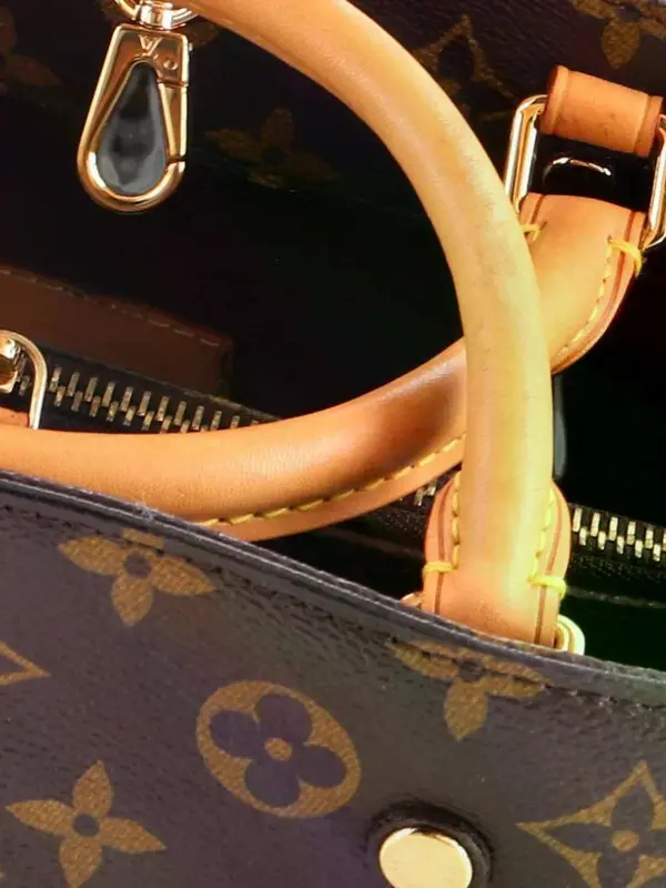 LOUIS VUITTON Montaigne Handbag Monogram Canvas Bb Satchel - Brown