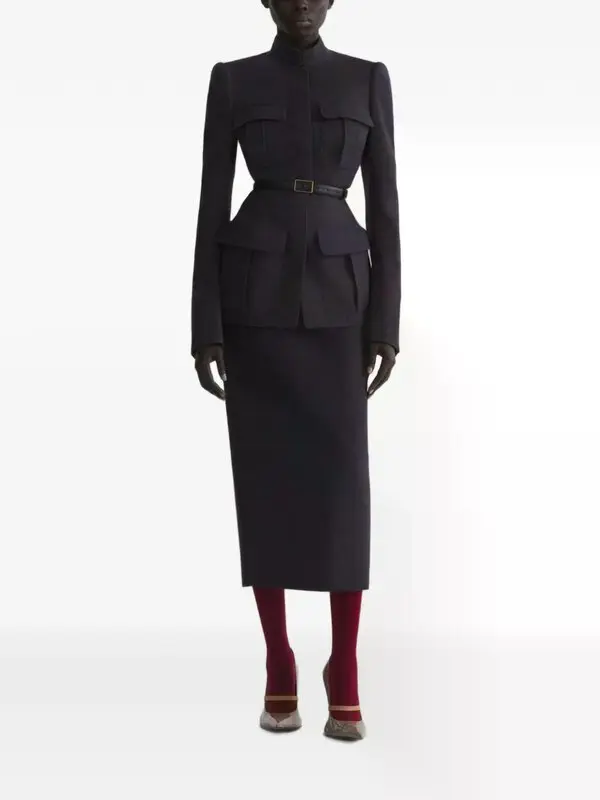 MUGLER Pocket Fitted Jacket