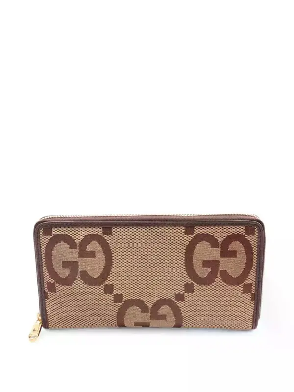 Gucci 2010s Jumbo Gg Continental Wallet - Neutrals