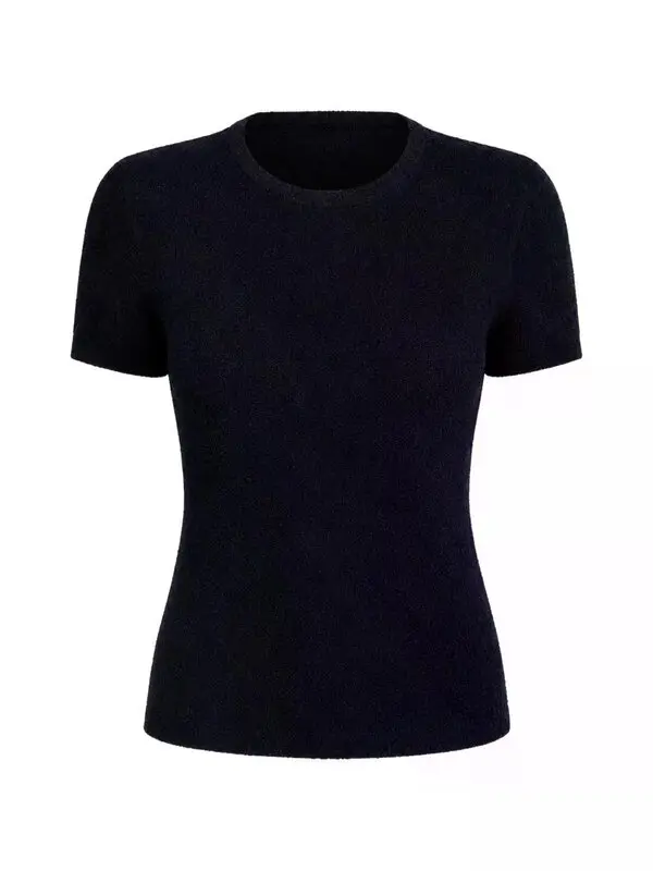 Vince Textured Crew-neck Sweater - Blue