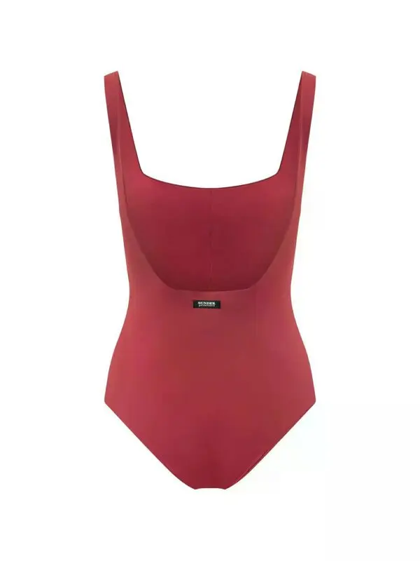 Sundek Cina Scoop-neck Swimsuit - Red
