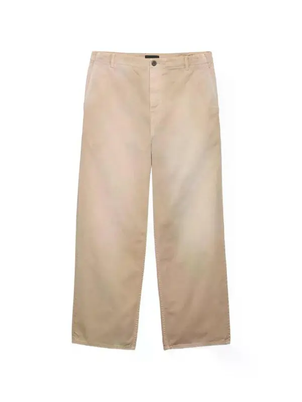 Prada Gabardine Pants - Neutrals