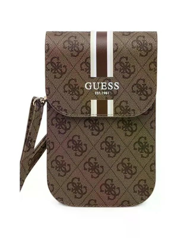Guess Logo-print Crossbody Phone Bag