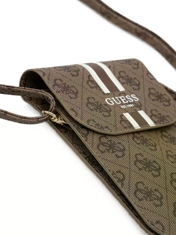 Guess Logo-print Crossbody Phone Bag