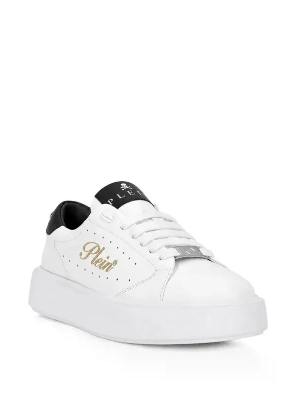 Philipp Plein Low-top Sneakers With Perforated Detailing