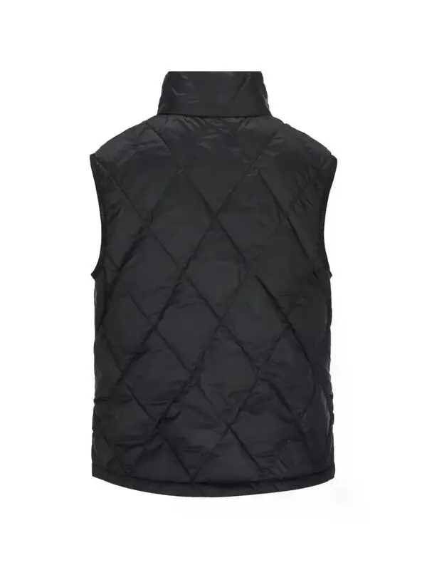 Burberry Diamond-quilted Check-trim Gilet
