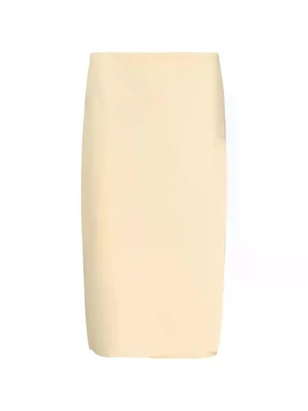 JIL SANDER Midi Double-face Wrap Skirt - Neutrals