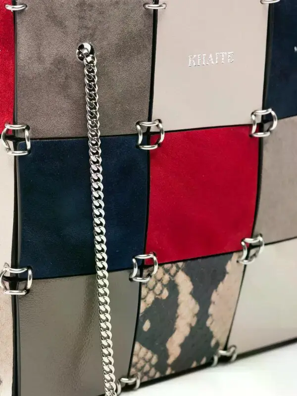 Khaite Mini Emma Patchwork Leather Tote Bag
