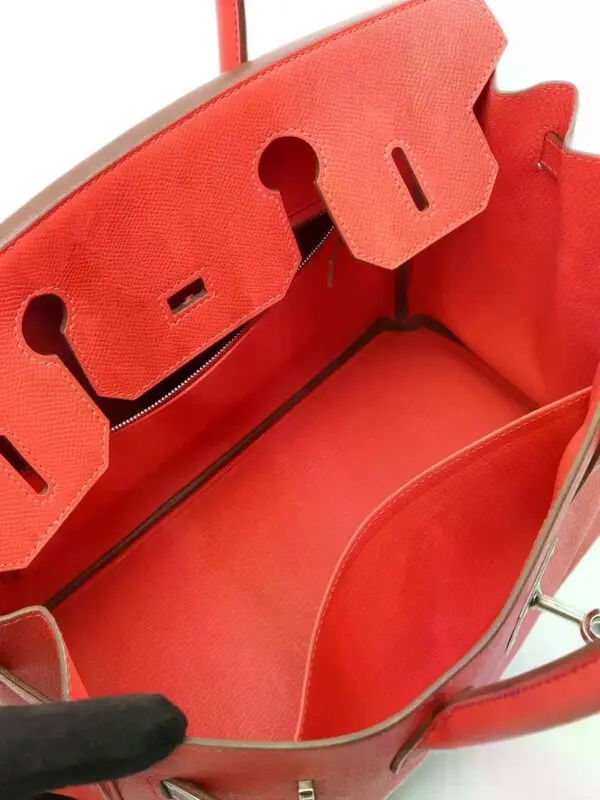 Hermès 2010s 30 Birkin Epsom-leather Tote Bag - Orange