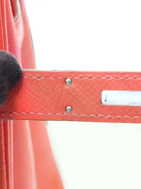 Hermès 2010s 30 Birkin Epsom-leather Tote Bag - Orange