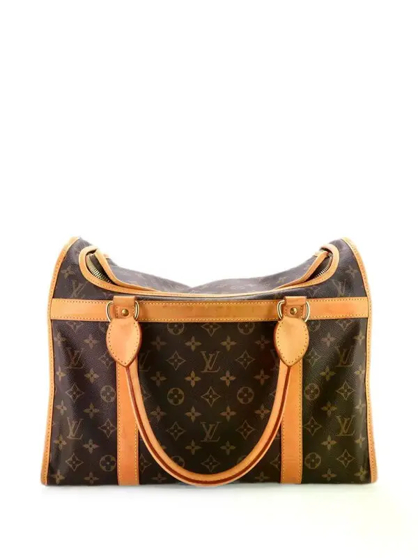 LOUIS VUITTON Monogram Canvas 40 Satchel Dog Carrier Bag - Brown