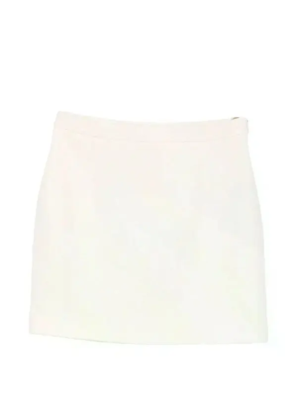 Alessandra Rich Bouclé-knit Mini Skirt - Neutrals