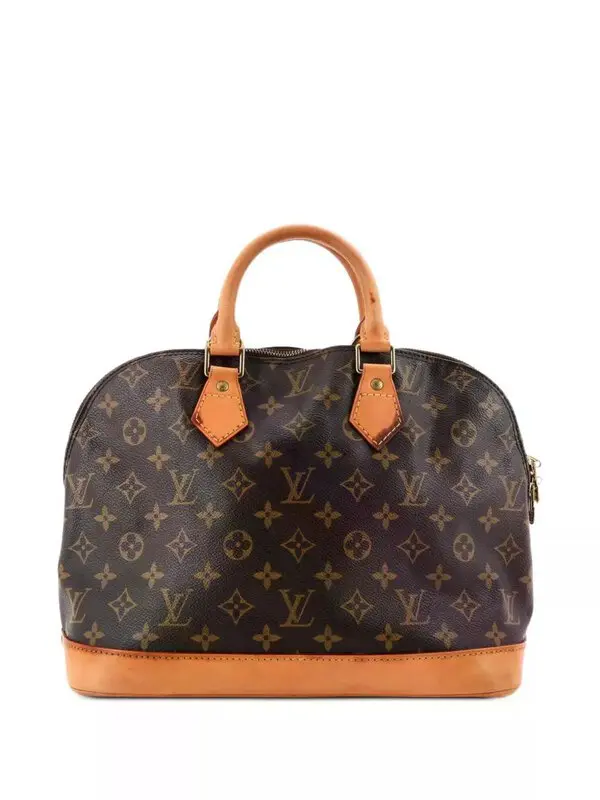 LOUIS VUITTON Vintage Alma Monogram Canvas Satchel