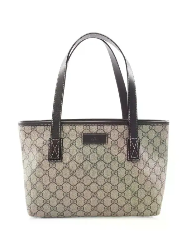 Gucci 2000s Gg Supreme Tote Bag - Neutrals