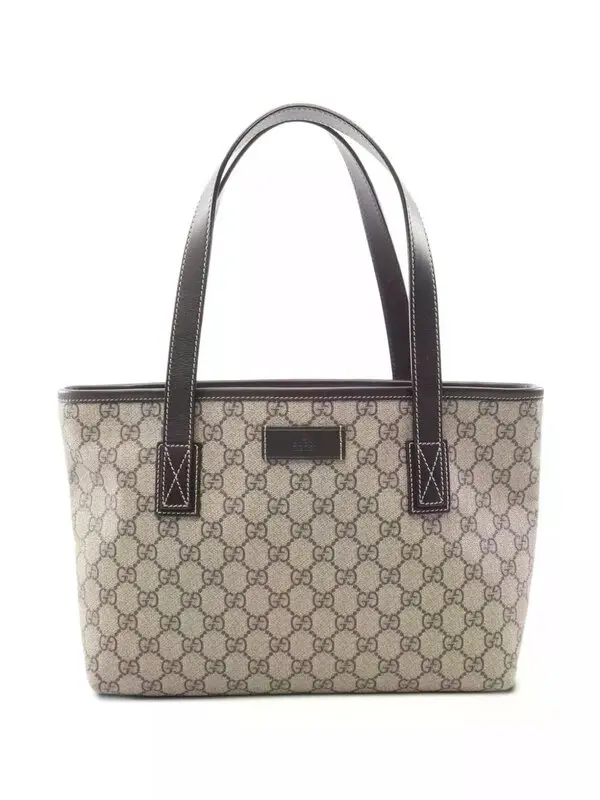 Gucci 2000s Gg Supreme Tote Bag - Neutrals