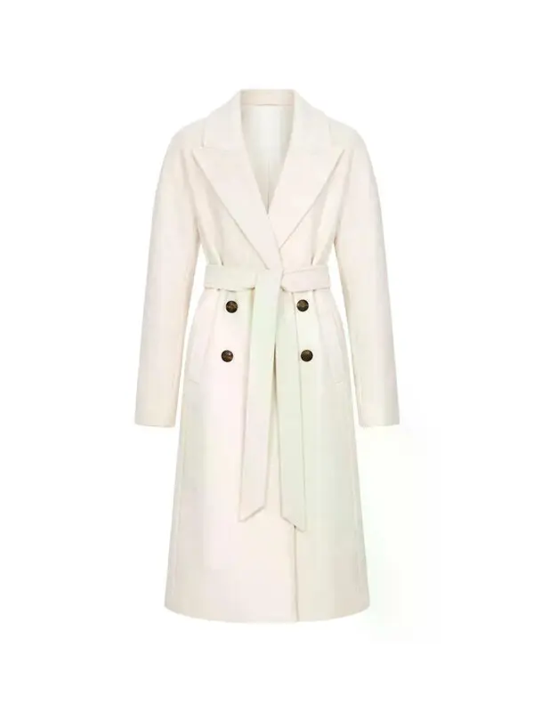 Veronica Beard Belted Double-breasted Coat