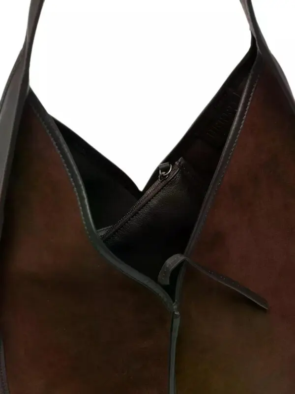 Hereu Calella Suede Shoulder Bag