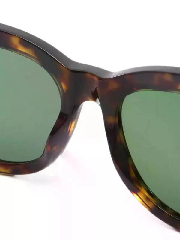 Gucci 2020s Tortoiseshell-effect Square-frame Sunglasses