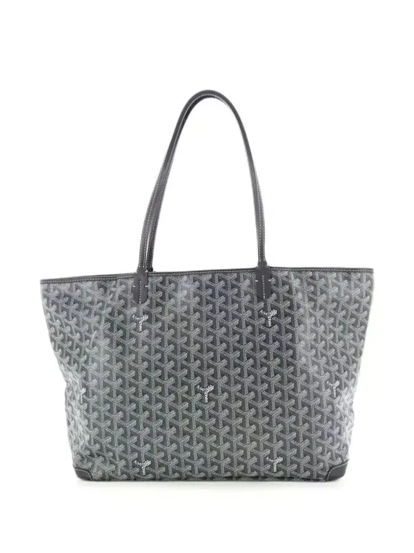 Goyard Artois Tote Coated Canvas Mm Shoulder Bag - Grey