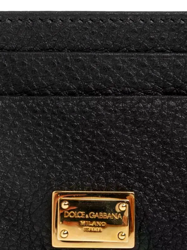 Dolce & Gabbana Logo-plaque Leather Cardholder