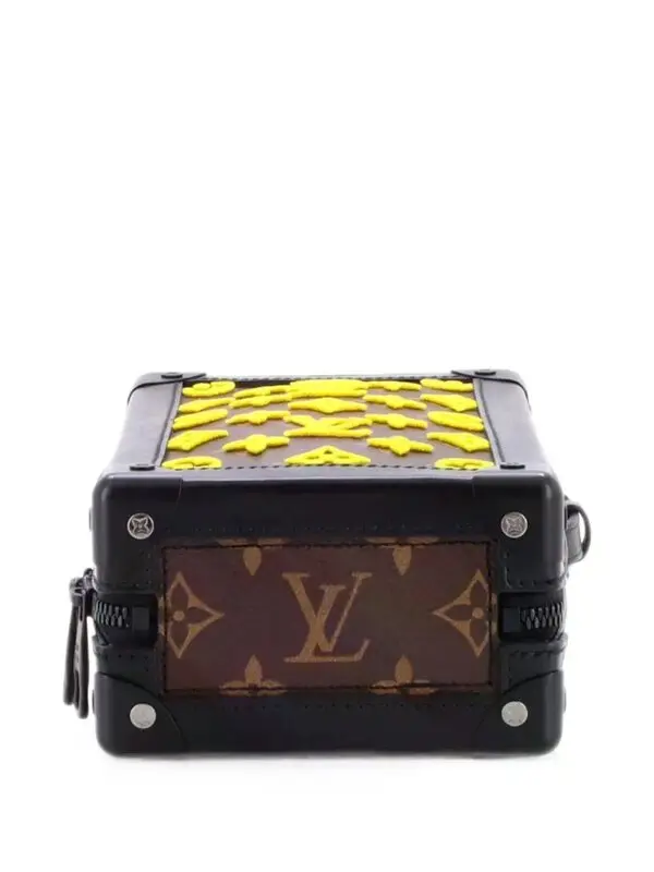 LOUIS VUITTON Vertical Soft Trunk Bag Monogram Tuffetage Canvas Crossbody Bag