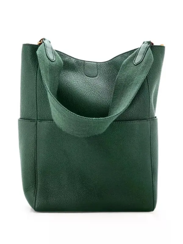Celine Sangle Seau Bag Calfskin Large Shoulder Bag - Green