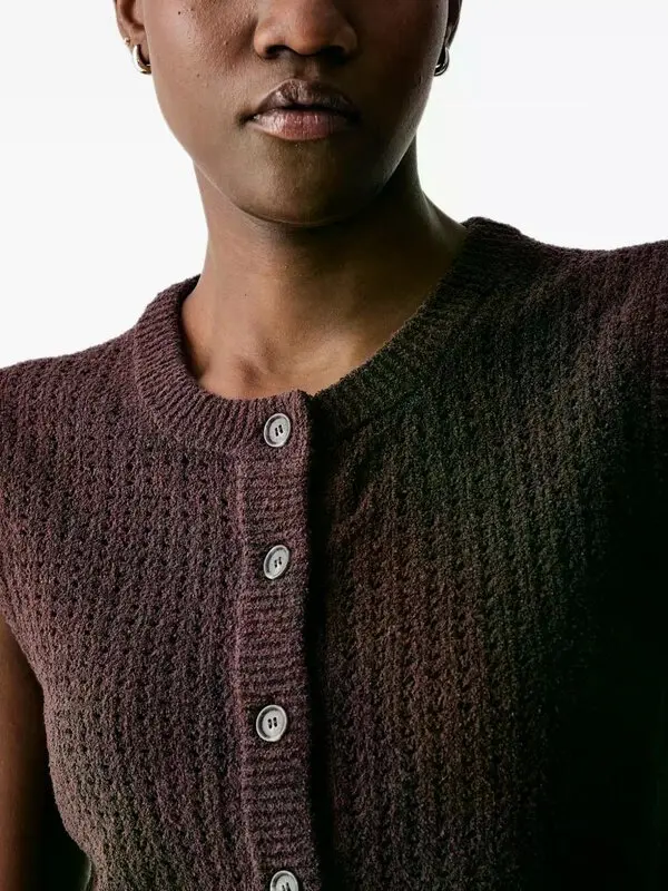 Marc O'polo Pointelle-knit Button-up Cardigan